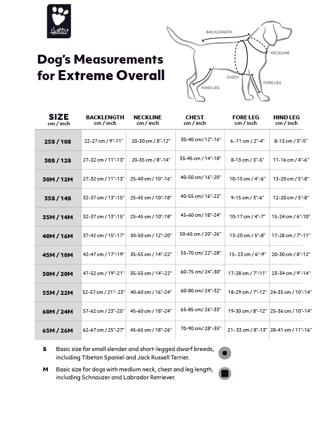 Hurtta Extreme Overall | PetXL