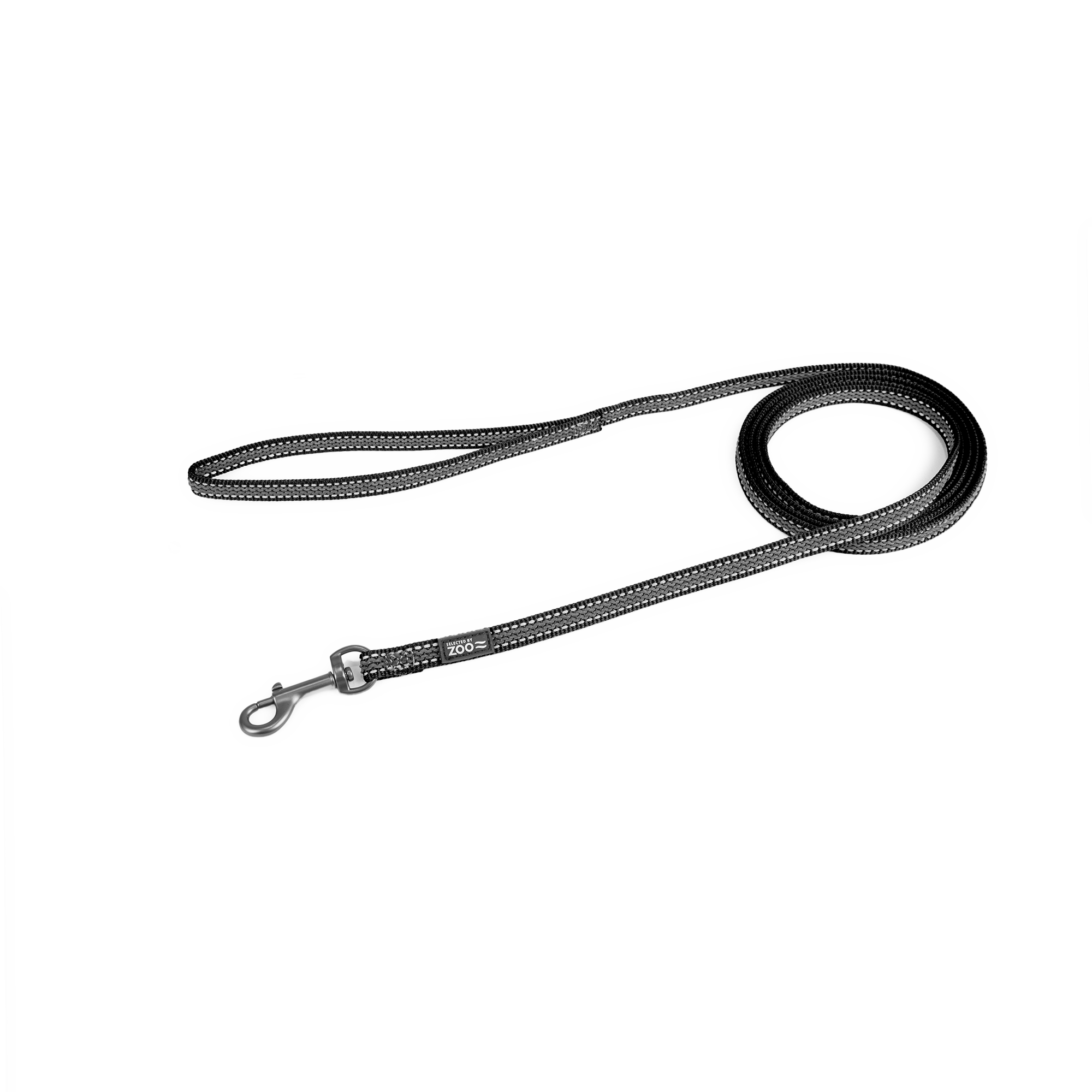 Selected by ZOO Koppel Rufus antislip Svart | PetXL