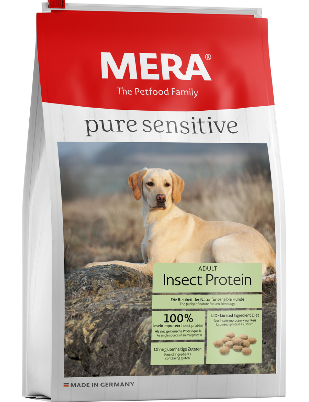 Mera Petfood Pure Sensitive Adult Insekter & Ris | PetXL