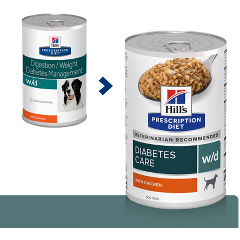 Hill's Prescription Diet Dog w/d Diabetes Care - Wet Dog Food | PetXL