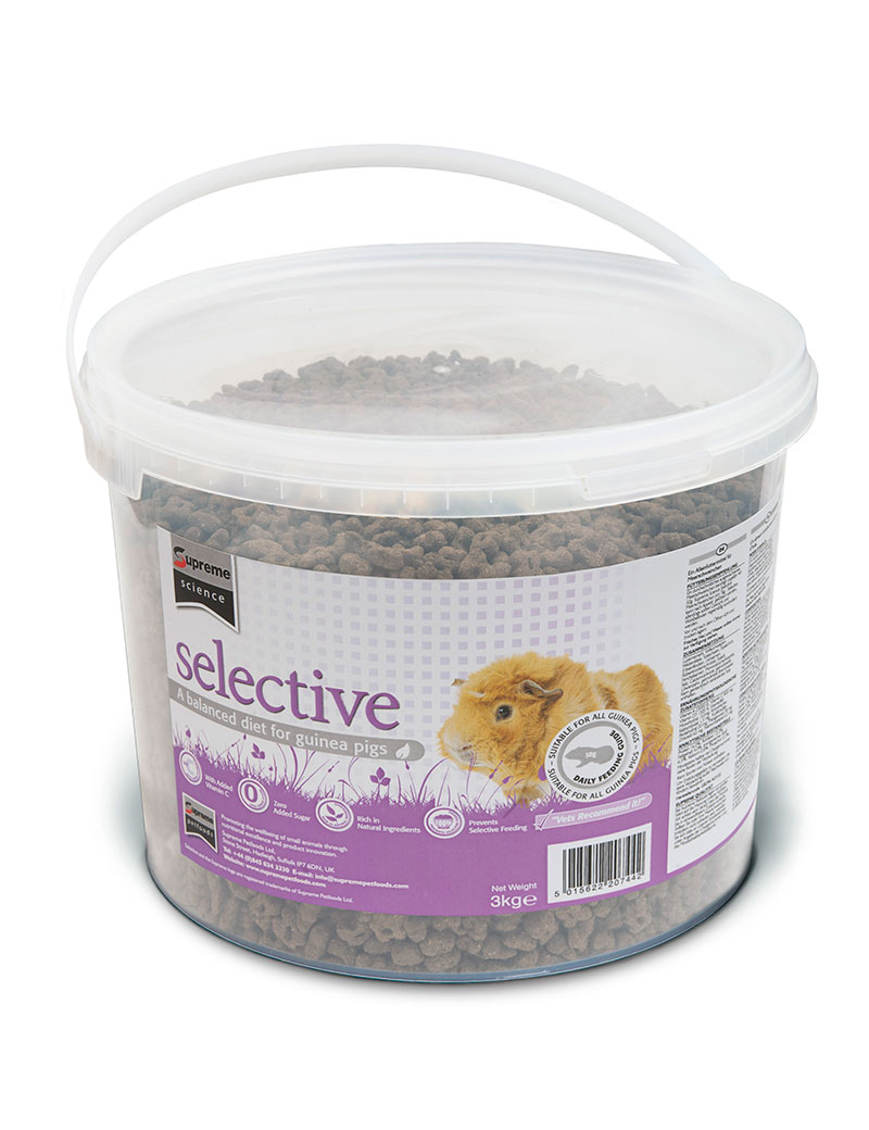 Supreme Selective Science Selective marsvinbøtte 3 kg | PetXL